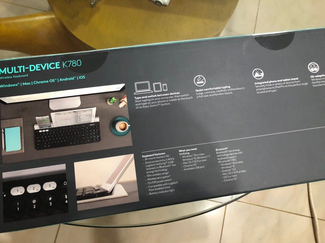 [BNIB] Logitech K780 Multi-Device Wireless Keyboard, Computers & Tech, Parts & Accessories ...