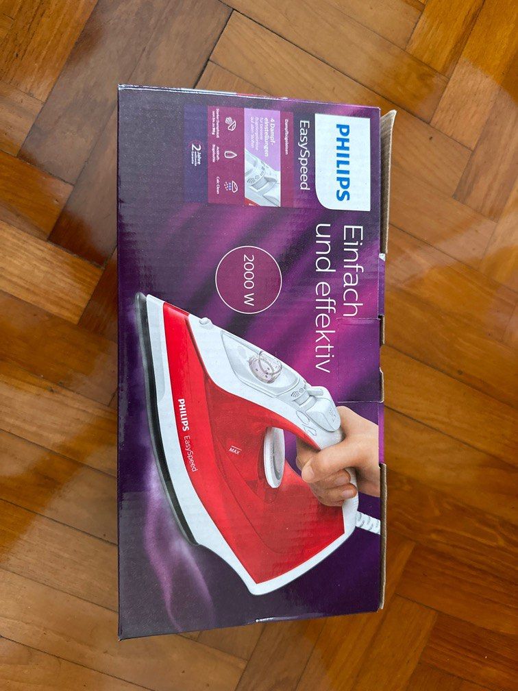 BNIB Philips stream iron, TV & Home Appliances, Irons & Steamers on ...