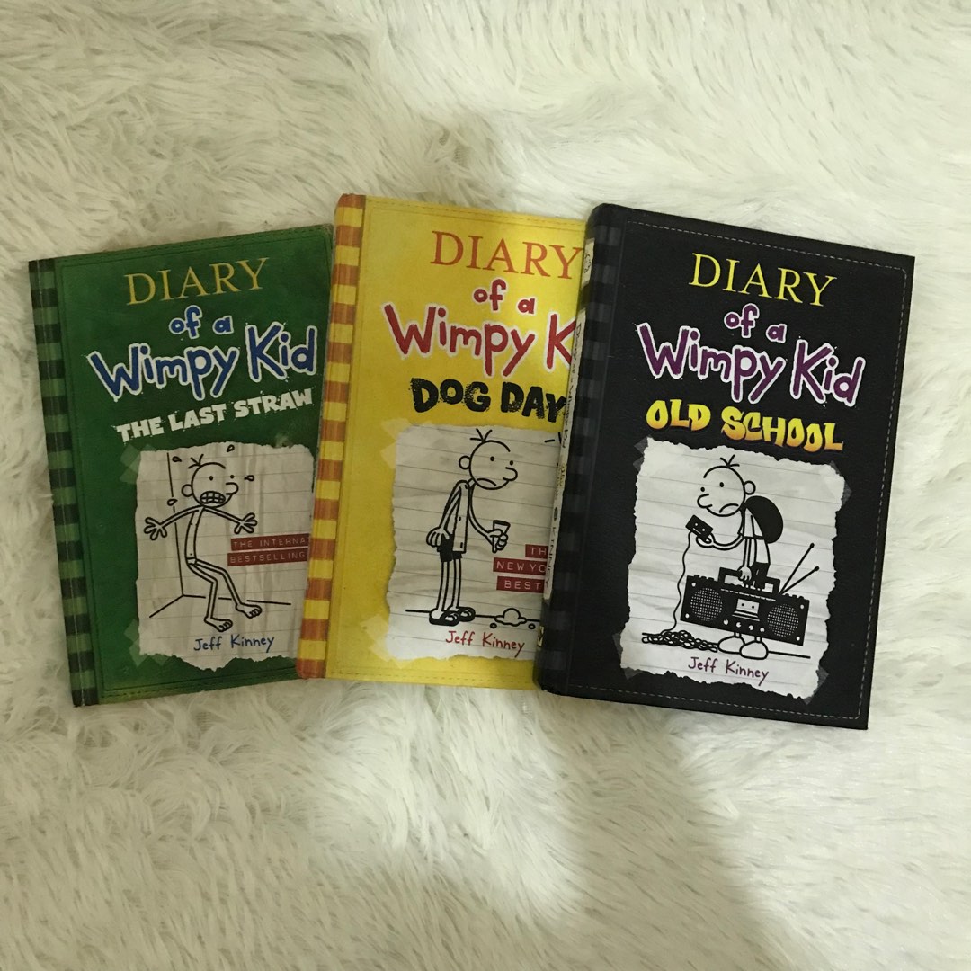 BOOK BUNDLE SALE (3 Books) Diary of a Wimpy Kid, Hobbies & Toys, Books ...