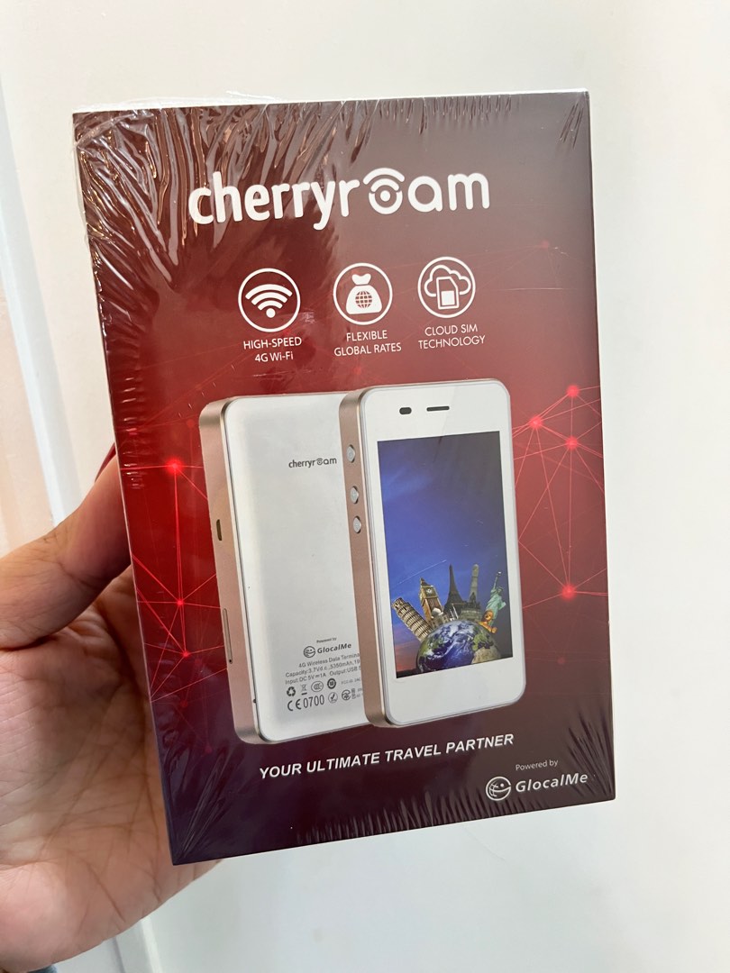BRAND NEW Cherry Roam White/Gold Ultimate Travel Wifi - Pocket Wifi ...