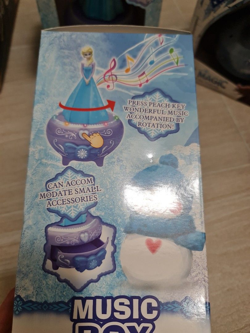 Brand New Elsa Music Box, Babies & Kids, Infant Playtime on Carousell