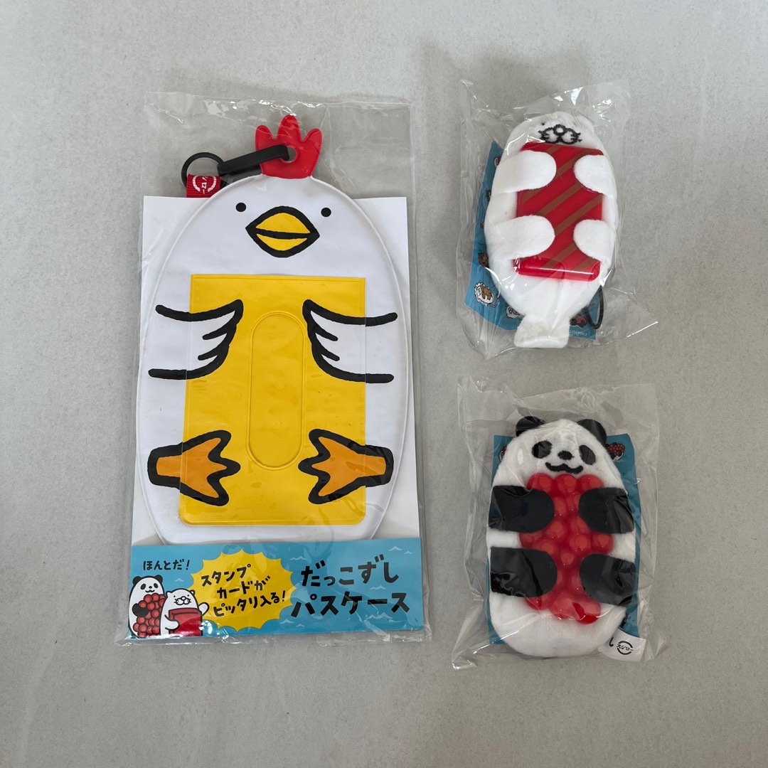 BRAND NEW Sushiro Card Holder and Keychains, Everything Else on Carousell