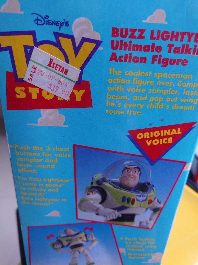 Buzz lightyear 1996 original 1st movie, Hobbies & Toys, Toys & Games on ...