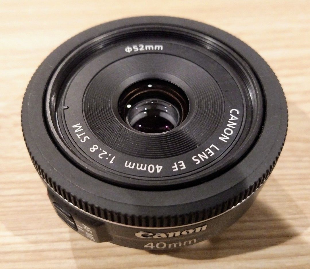 CANON 佳能 EF 40mm f2.8 STM Full frame lens 全片幅鏡頭GFX可用無暗角, 攝影器材, 鏡頭及裝備 ...