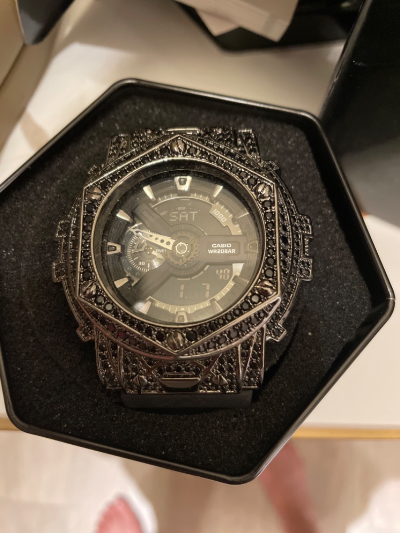 Casio G Shock diamond watch, Men's Fashion, Watches & Accessories ...