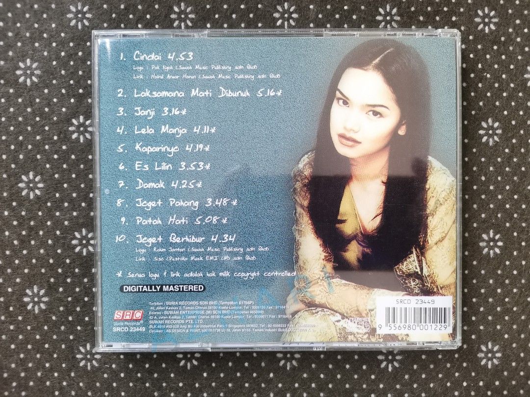 CD cindai siti nurhaliza japan press w/obi + free dvd cindai, Hobbies & Toys, Music & Media, CDs ...