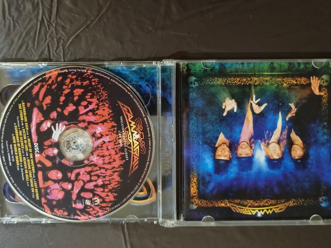 CD Gamma Ray Skeleton In The Closet 2CD Live, Hobbies & Toys, Music ...
