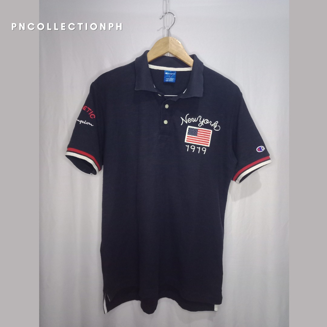 Champion polo shirt, Men's Fashion, Tops & Sets, Tshirts & Polo Shirts ...