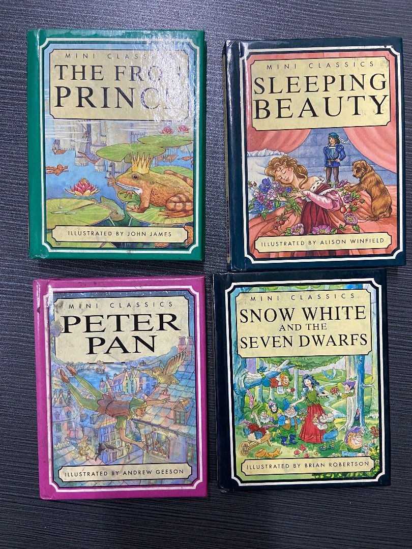 Children's Mini Classics Books (set of 4) hardbound, Hobbies & Toys ...