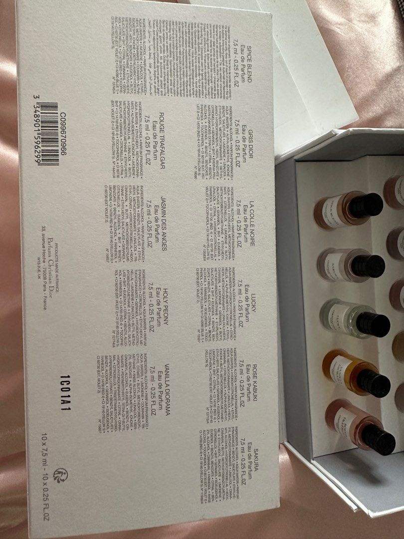 Christian Dior perfume discovery set, Beauty & Personal Care, Fragrance ...