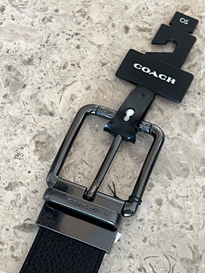 Coach men belt (reversible, black and brown), Men's Fashion, Watches ...