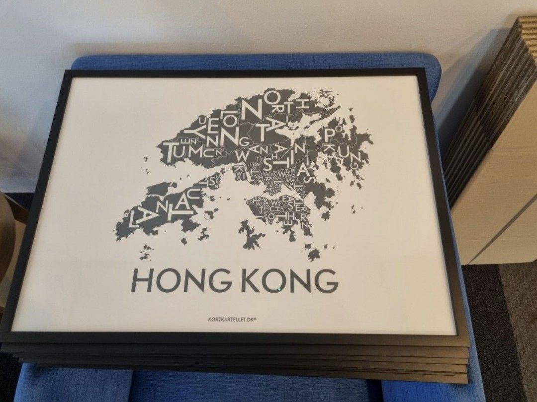 Countries map photo frames, Furniture & Home Living, Home Decor, Frames ...