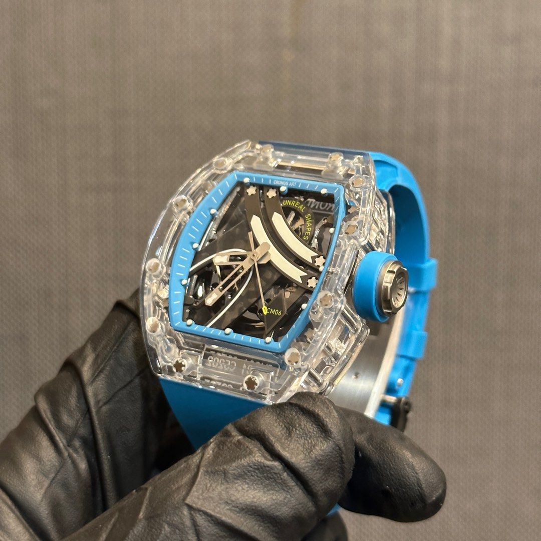 Cronus Art Blue Crystal Glass CM001-16S Cronusart, Men's Fashion ...