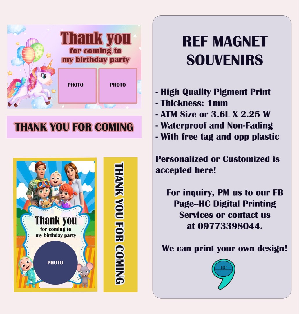 Customized Ref Magnet Souvenir, Hobbies & Toys, Stationary & Craft ...
