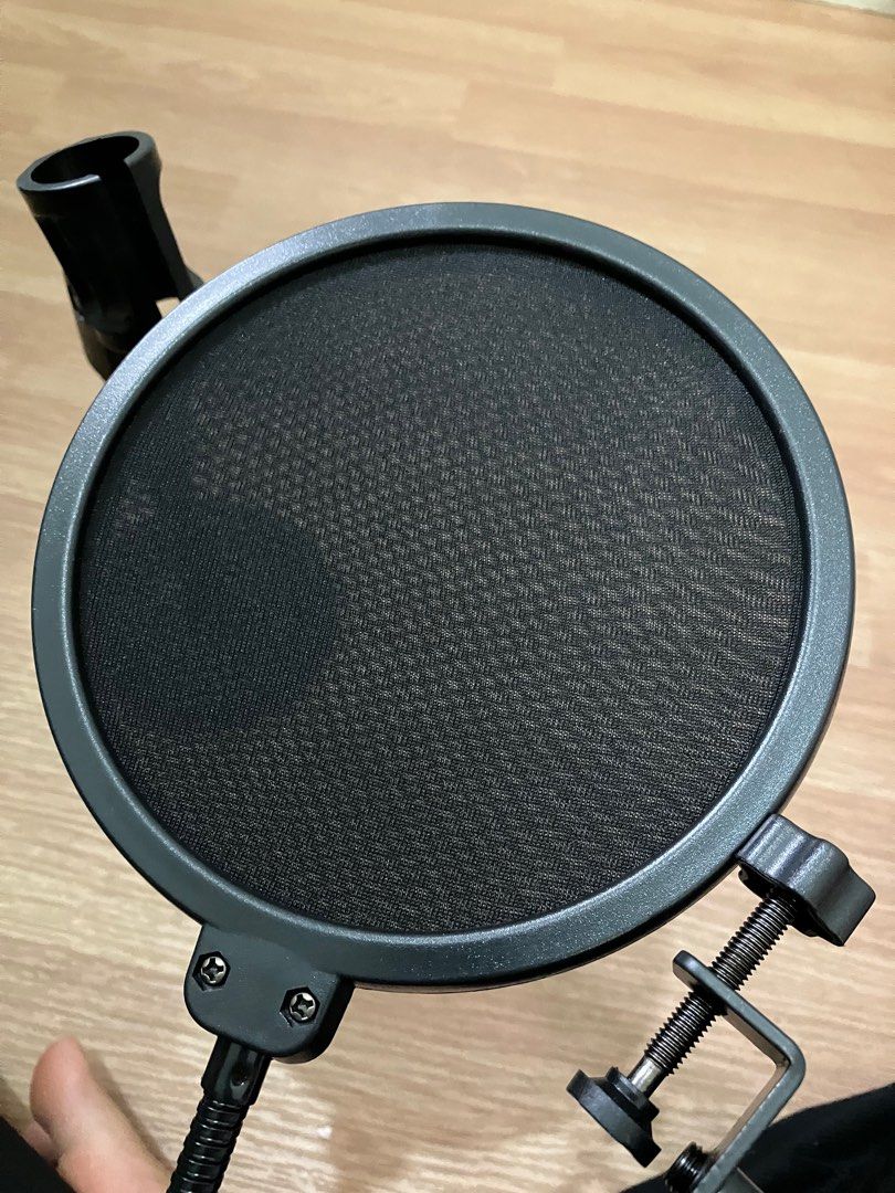 Desk Mic stand and Pop filter set, Audio, Other Audio Equipment on ...