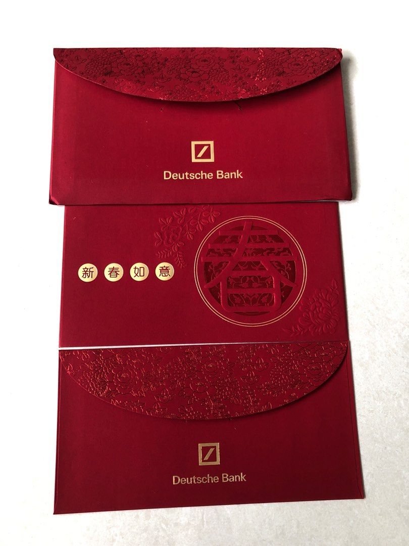 Deutsche Bank Red Packet, Hobbies & Toys, Stationery & Craft, Art ...