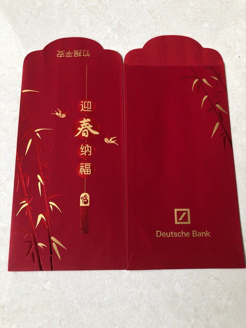 Deutsche Bank Red Packet, Hobbies & Toys, Stationery & Craft, Art ...