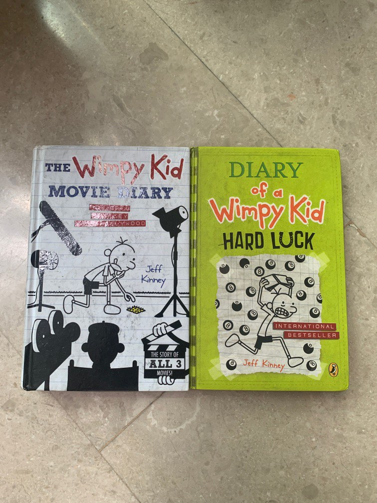 Diary Of A Wimpy Kid: Movie Diary and Hard Luck, Hobbies & Toys, Books ...