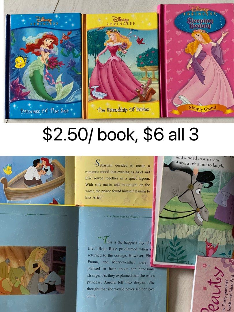 Disney Princess Books, Hobbies & Toys, Books & Magazines, Children's ...