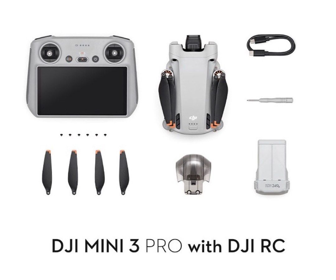 DJI Mini 3 Pro with DJI RC, Photography, Drones on Carousell