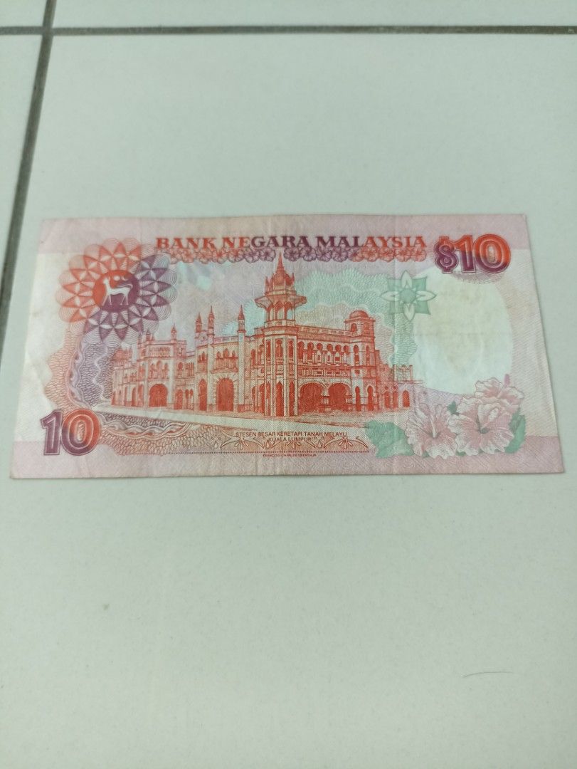 Duit Lama Malaysia Rm10 Siri 7, Hobbies & Toys, Collectibles & Memorabilia, Currency on Carousell