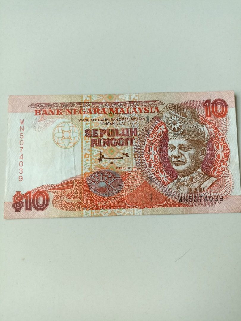 Duit Lama Malaysia Rm10 Siri 7, Hobbies & Toys, Collectibles & Memorabilia, Currency on Carousell
