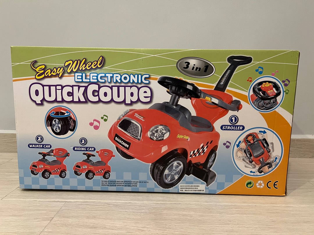 Easy wheel electronic quickcoupe, Babies & Kids, Infant Playtime on ...