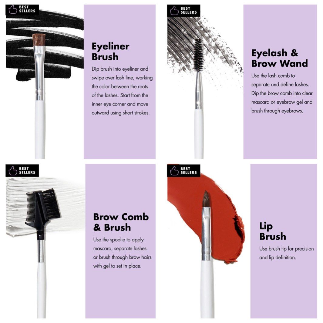 Elf Professional Set 12 Pcs Brush Set, Beauty & Personal Care, Face ...