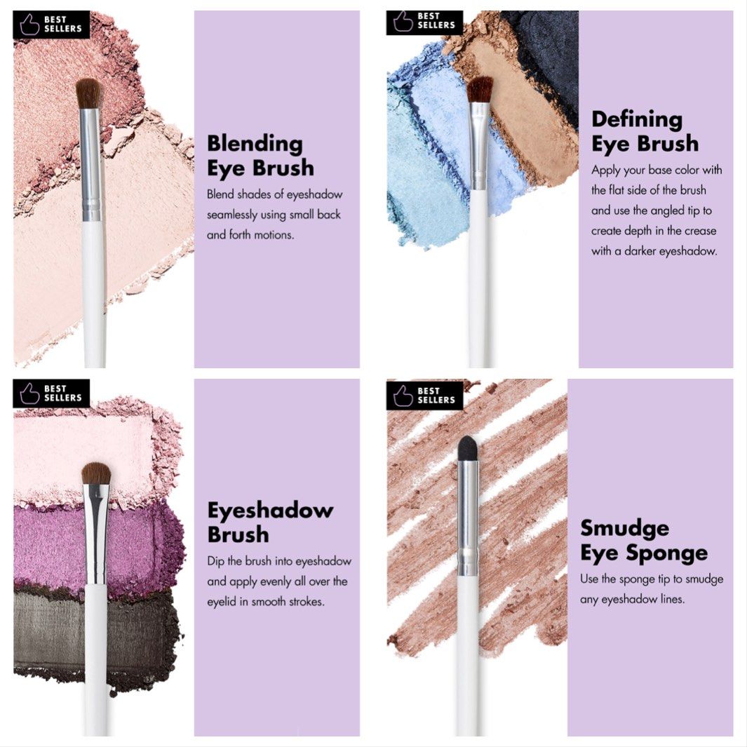 Elf Professional Set 12 Pcs Brush Set, Beauty & Personal Care, Face ...