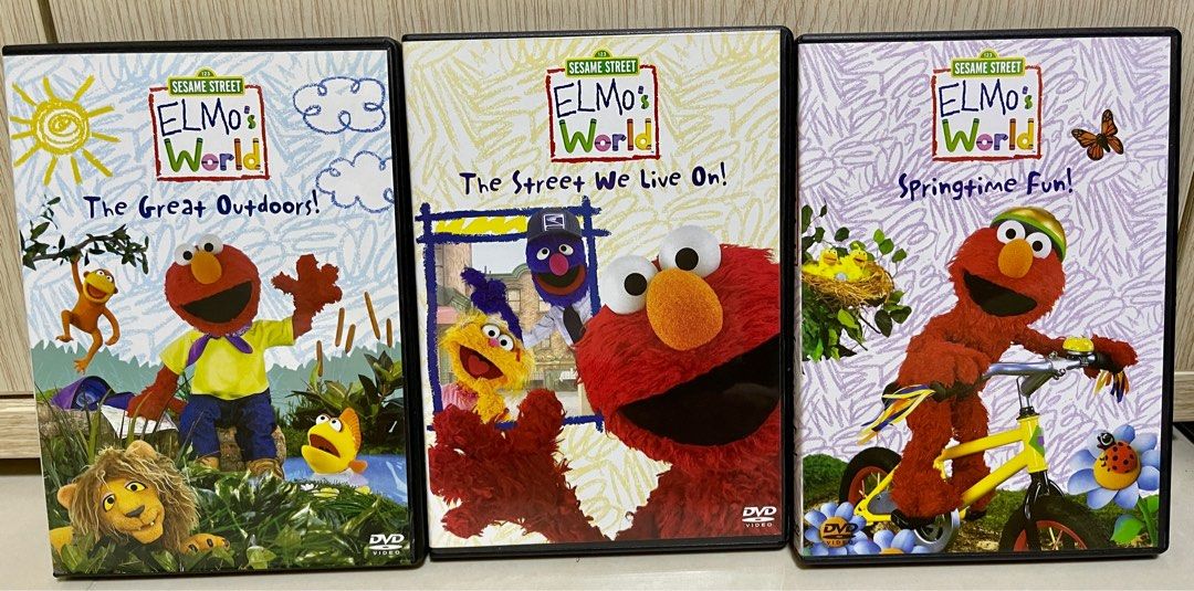 6 series of Elmo DVDs, Hobbies & Toys, Music & Media, CDs & DVDs on ...