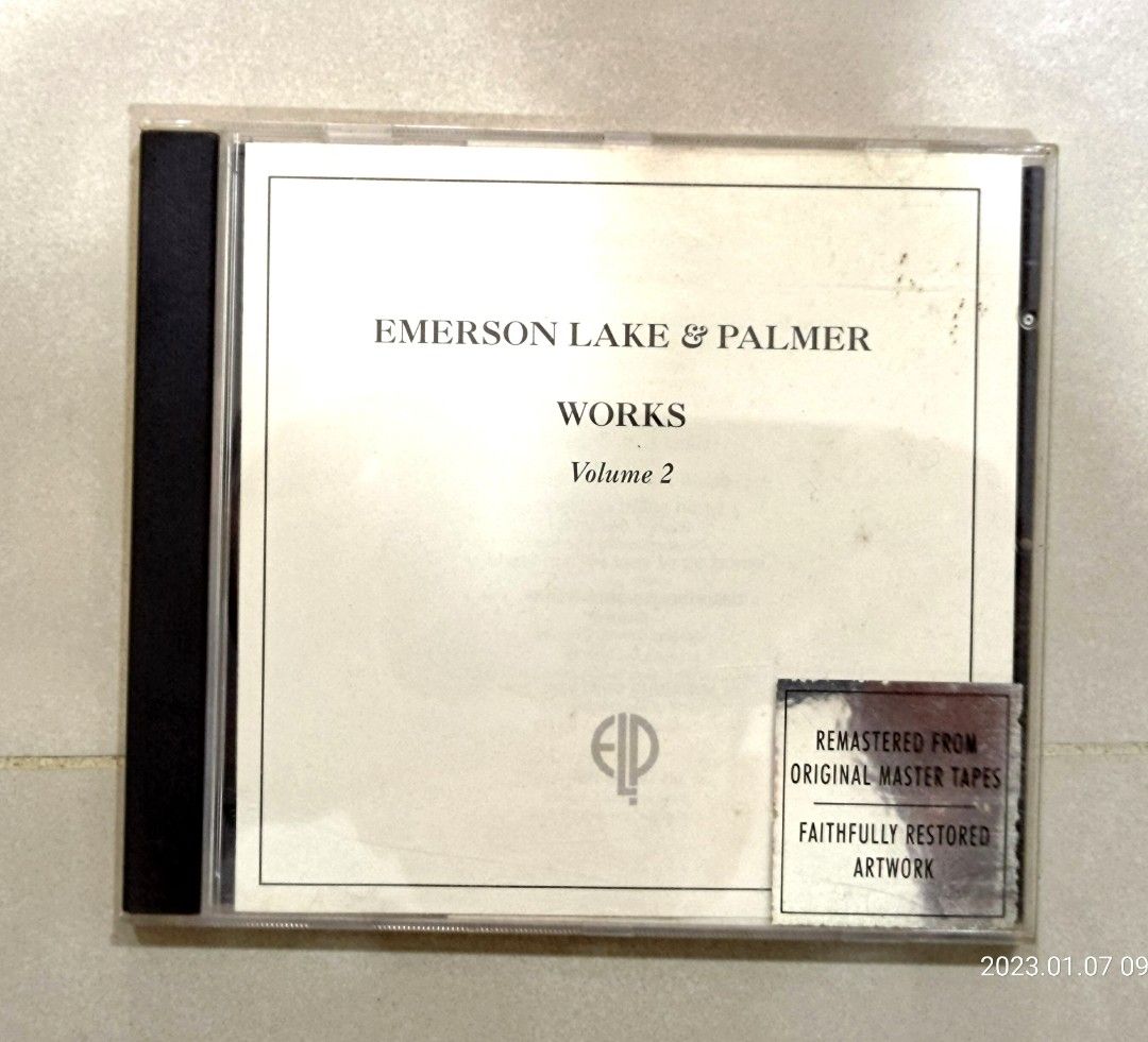 Emerson Lake & Palmer-Works Vol.2, 書籍、休閒與玩具, 樂器、音樂相關, CD、DVD在旋轉拍賣