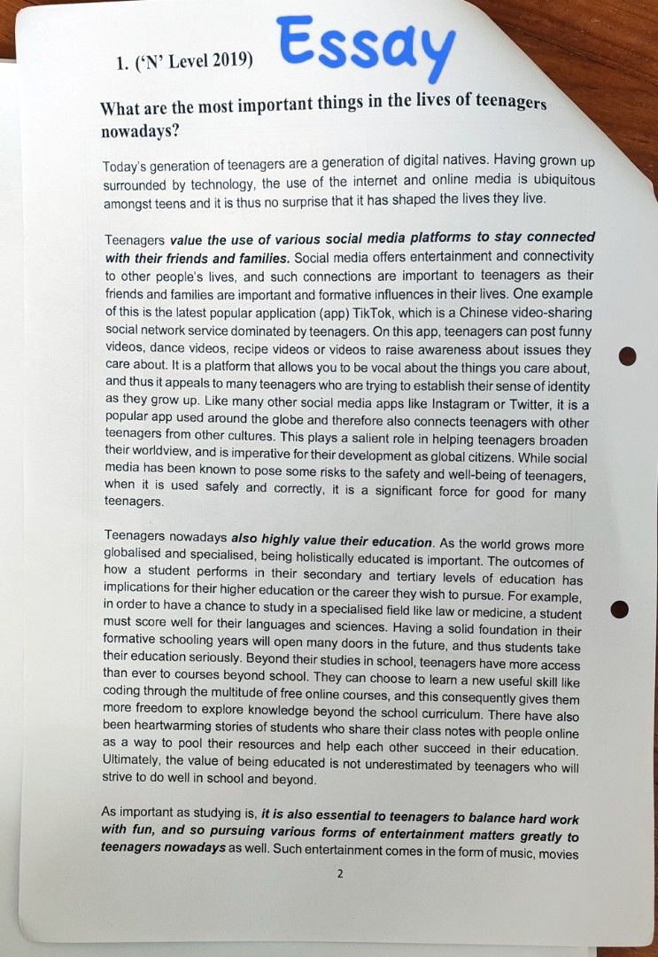 English Paper 1 Notes for N level, Hobbies & Toys, Books & Magazines ...