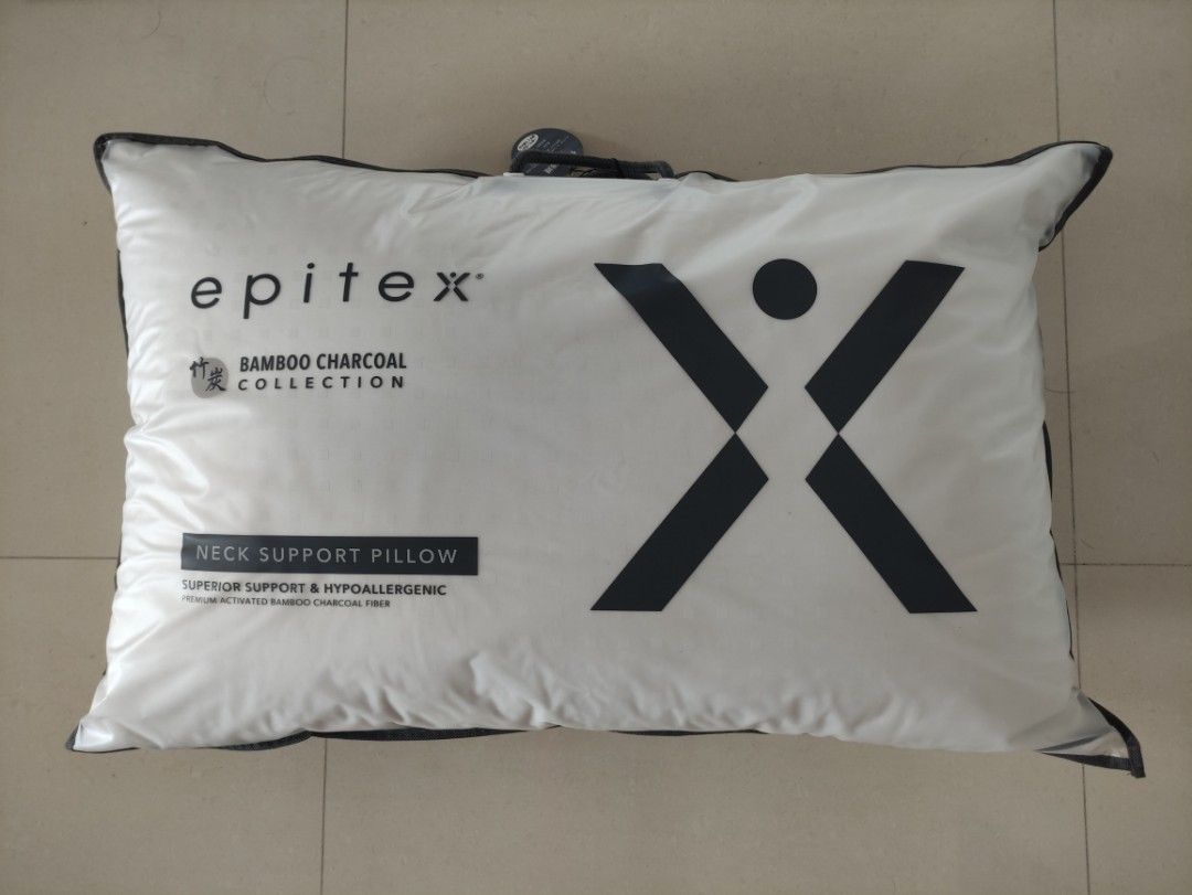 Epitex Bamboo Charcoal Pillow, Furniture & Home Living, Bedding ...