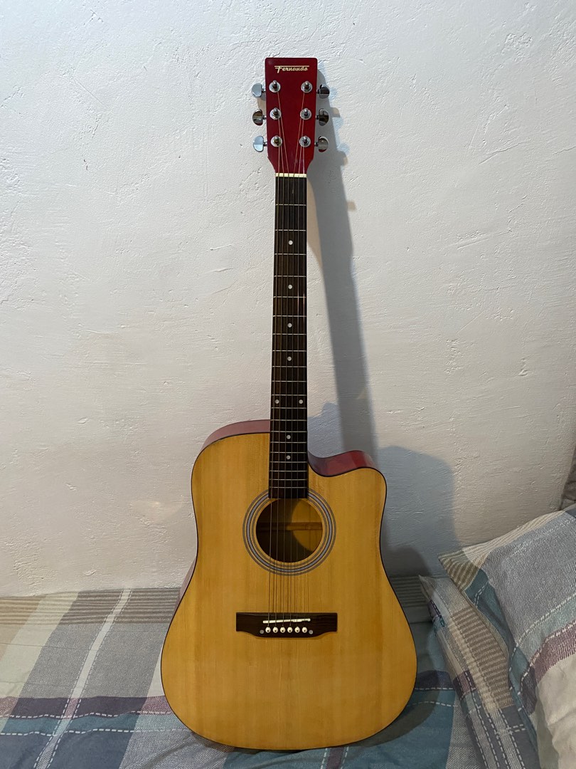Fernando Acoustic Guitar 41", Hobbies & Toys, Music & Media, Musical ...