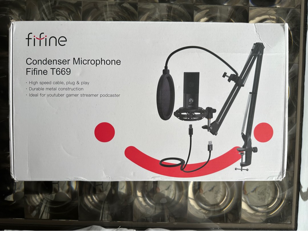 Fifine microphone, Audio, Microphones on Carousell