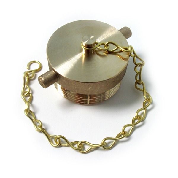 Fire Hydrant Male Brass Cap with Chain, 1-1/2", Commercial & Industrial ...