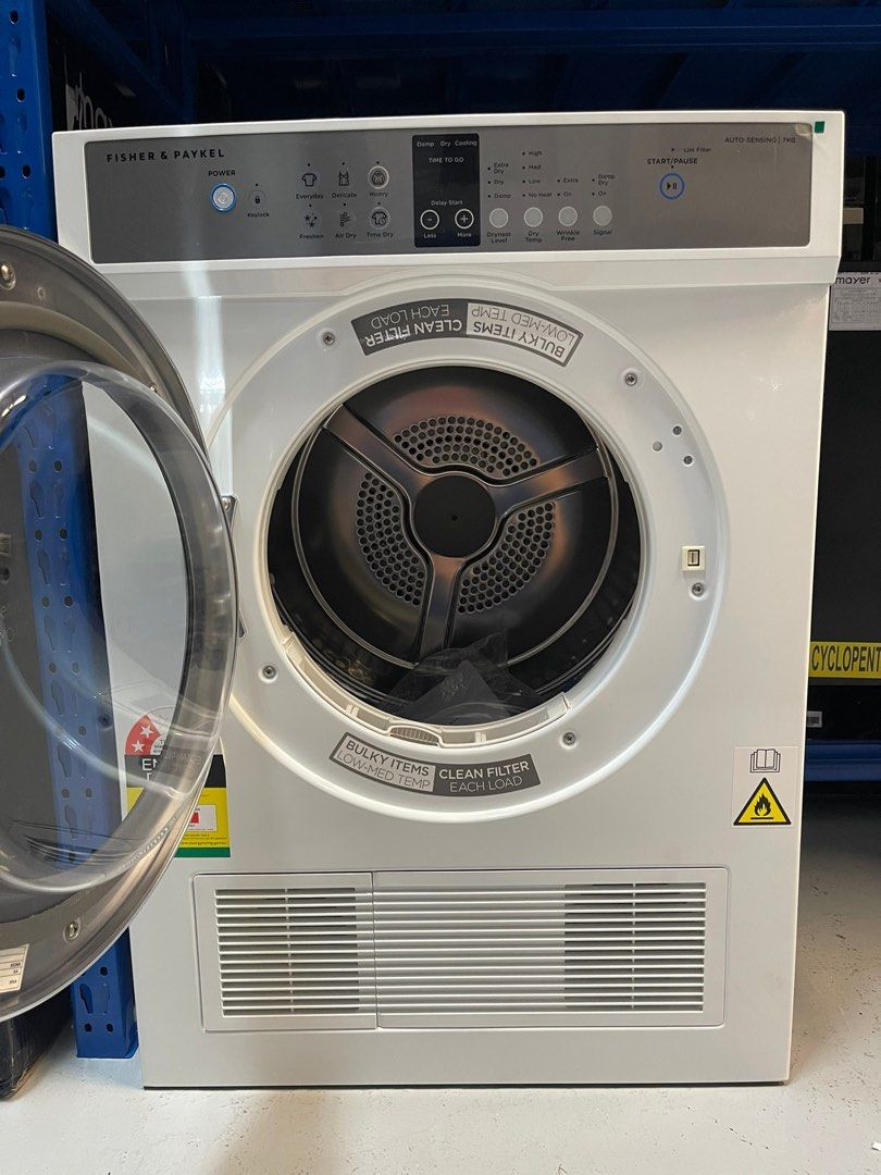 Fisher & Paykel Dryer 7Kg ( DE7060G1 ) Tumbel Dryer Display Set $450 ...