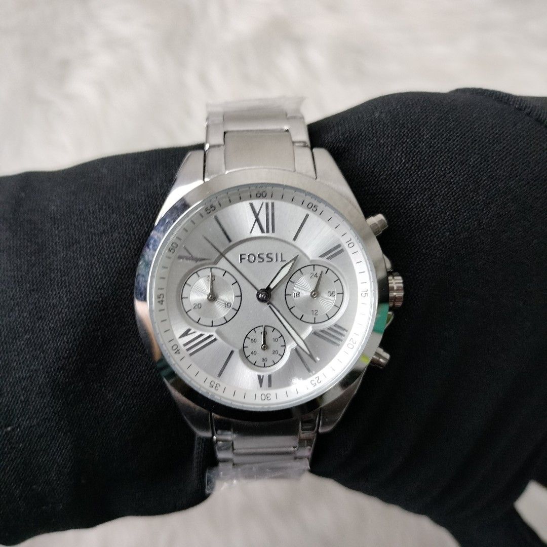 FOSSIL MODERN COURIER MIDSIZE CHRONOGRAPH STAINLESS WATCH (BQ3035), Women's Fashion, Watches ...