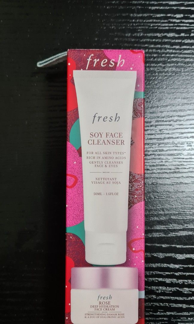 [Fresh] Soy Face Cleanser and mask set, Beauty & Personal Care, Face ...