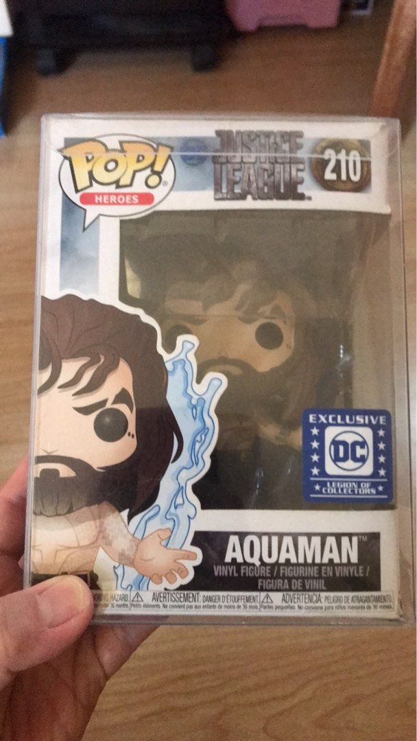 Funko Pop Aquaman JusticeLeague Exclusive DC Legions of Collectors 210 ...