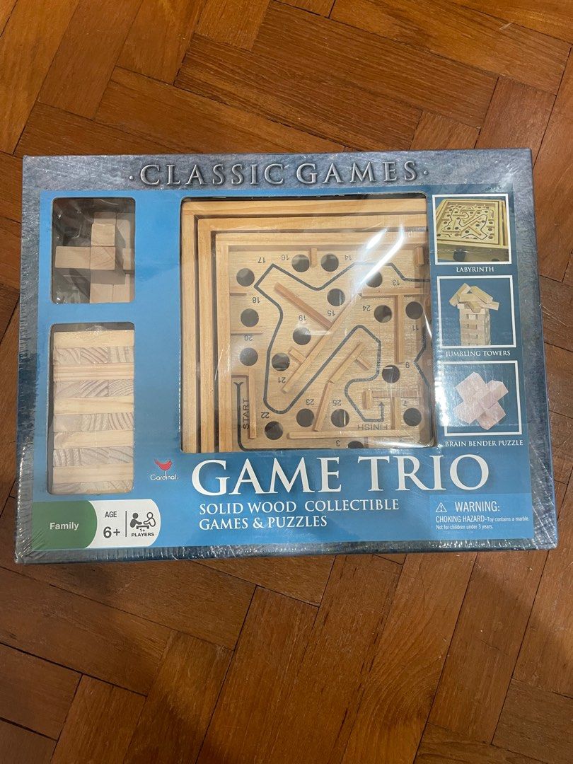 Game Trio Board Game, Hobbies & Toys, Toys & Games on Carousell