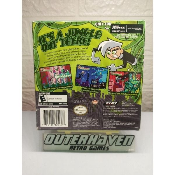 GBA Danny Phantom Urban Legends CIB (Original US), Video Gaming, Video ...