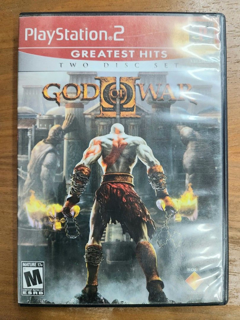 God of war 2 (NTSC - U/C) for PS2 Games, Video Gaming, Video Games ...