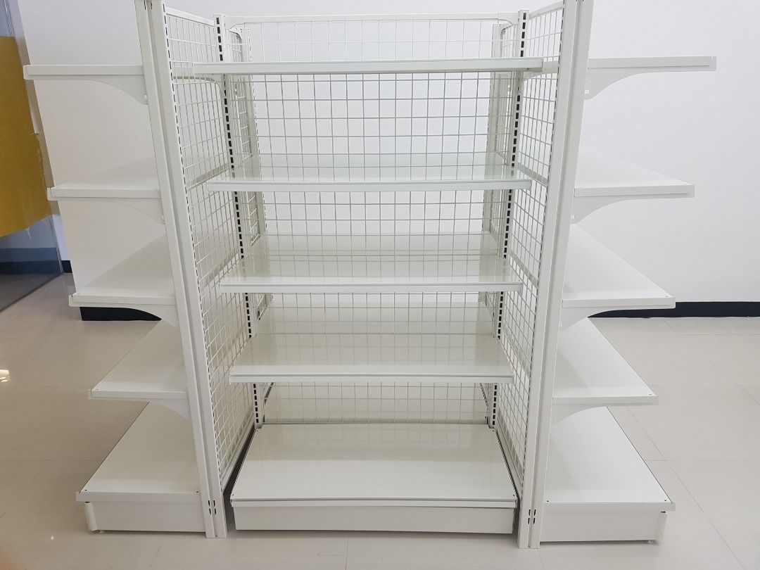 Gondola heavy duty office racks display store display all items made in ...