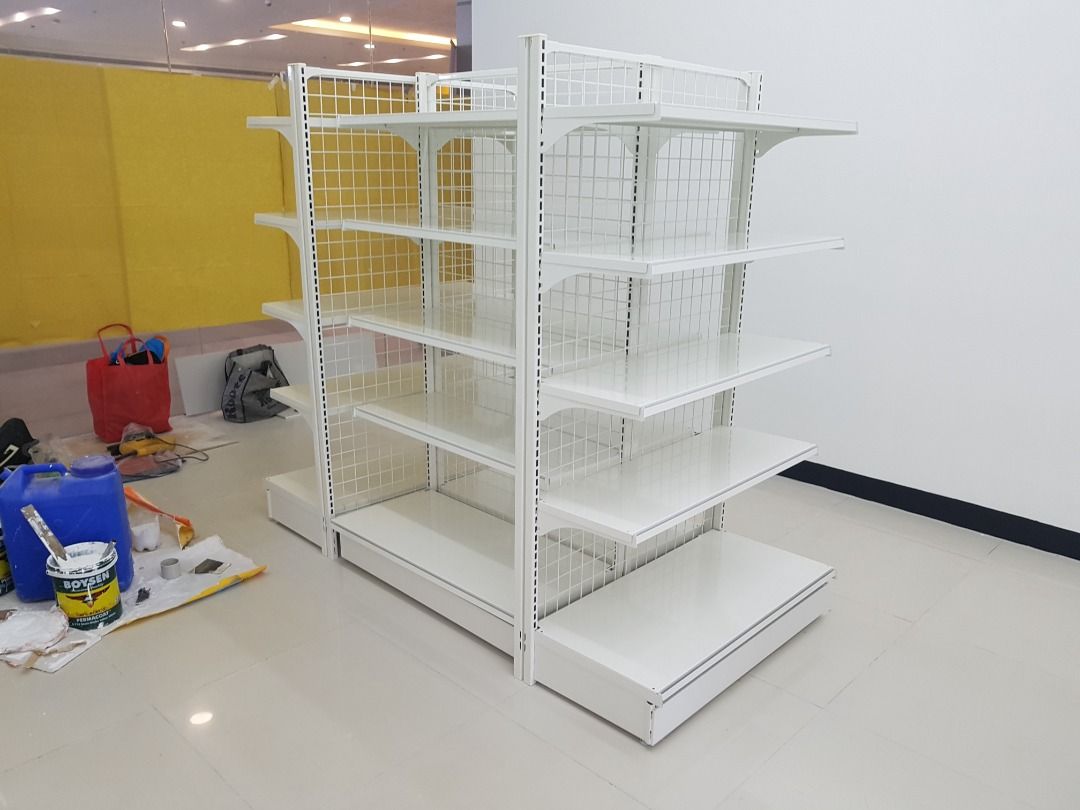 Gondola heavy duty office racks display store display all items made in ...