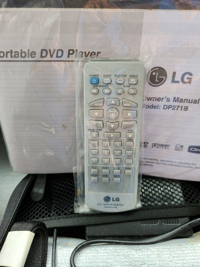 LG Portable DVD Player DP271B, TV & Home Appliances, TV & Entertainment ...
