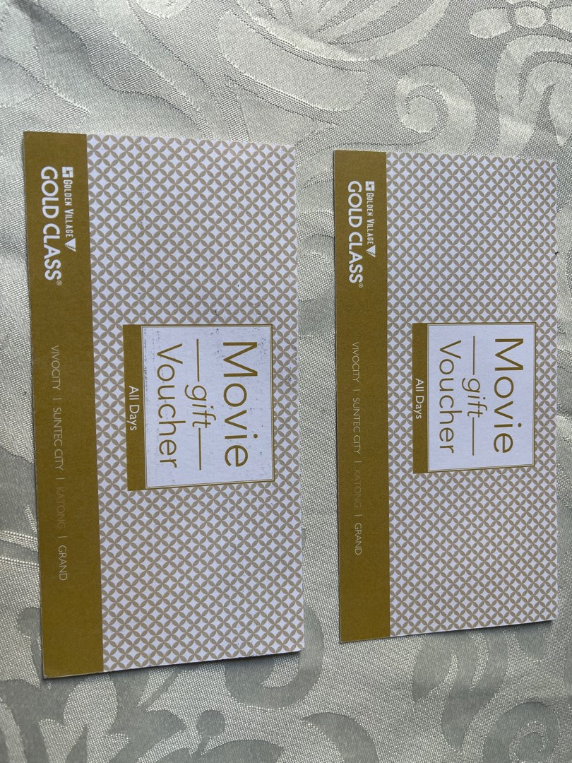 GV Gold Class, Tickets & Vouchers, Vouchers on Carousell