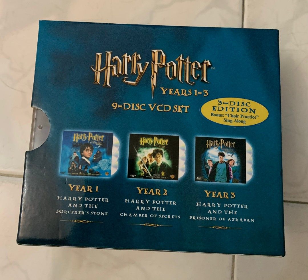 Harry Potter 9 VCDs set Year 1 to 3, Hobbies & Toys, Music & Media, CDs ...