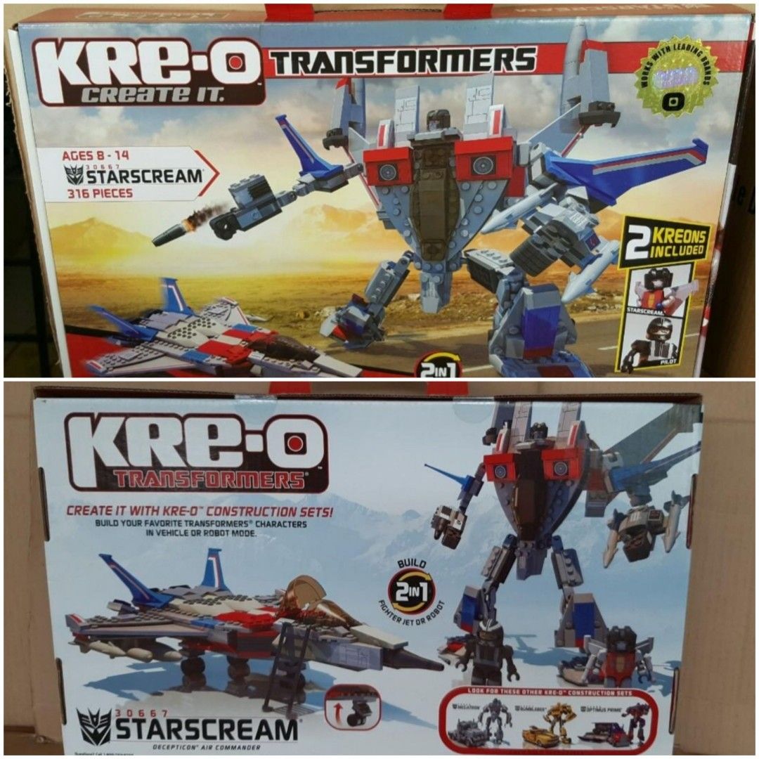 Hasbro KRE-O Transformers Optimus Prime Sentinel Prime Soundwave ...