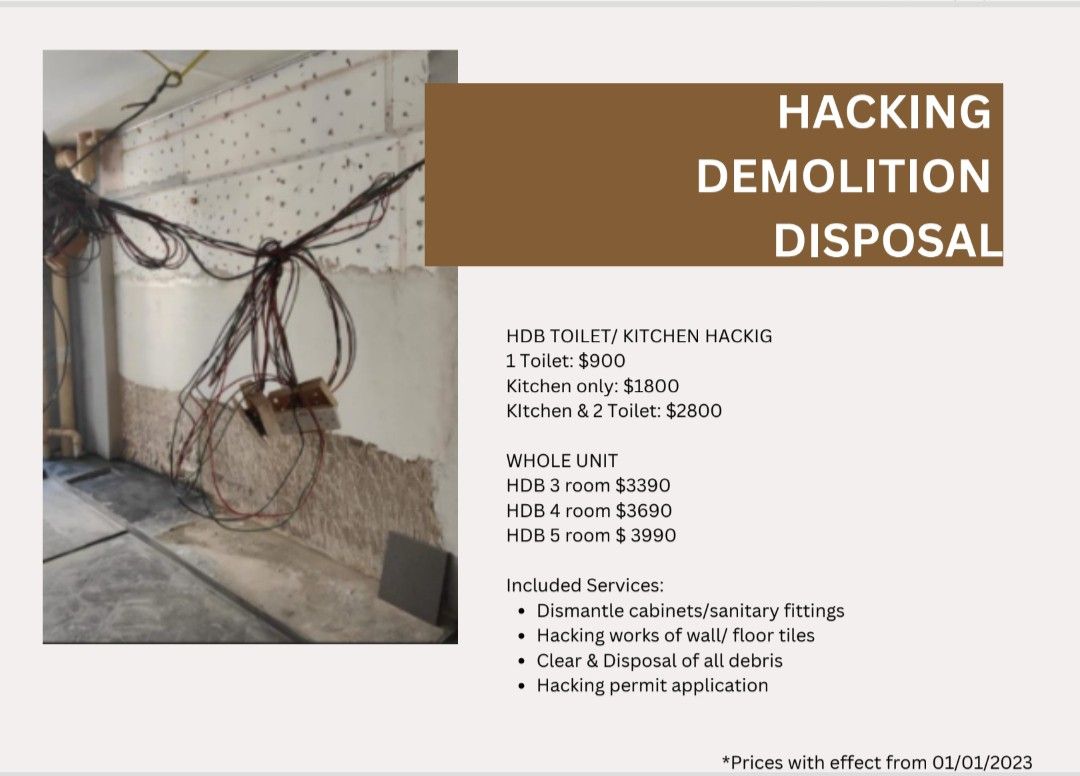 **Hdb license renovation contractor* Metallic Epoxy / wall panel ...